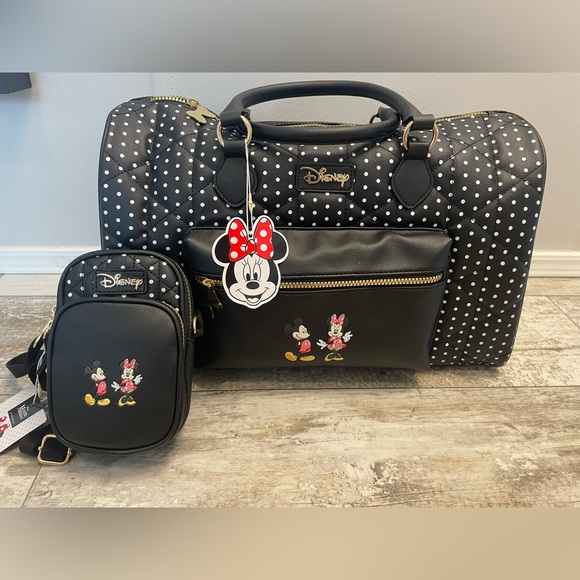 Disney | Bags | Nwt Mickey Weekender Bag And Mickey Phone Crossbody Bag ...